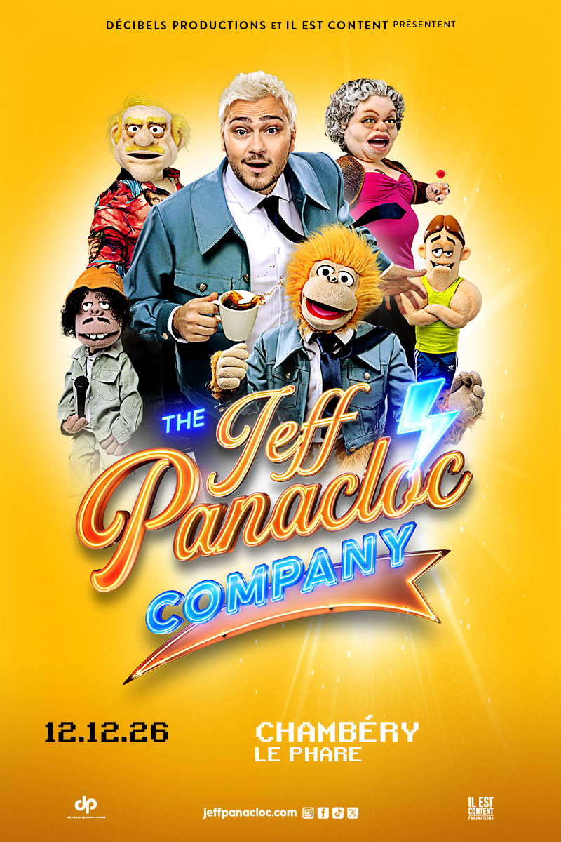 JEFF PANACLOC Salle Le Phare Chambéry Samedi 12 Décembre 2026 à 20:00 - RPO Producteur de ...